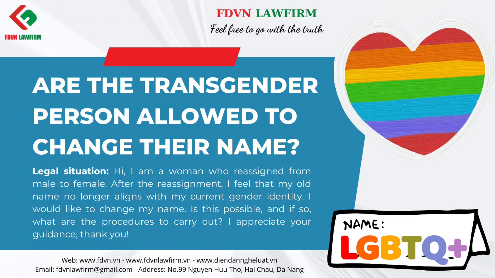Are the transgender person allowed to change their name?
