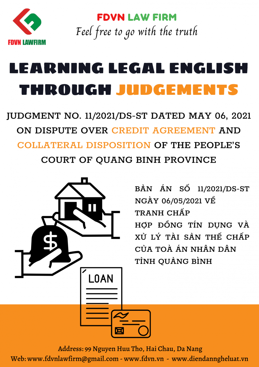 LEARNING LEGAL ENGLISH THROUGH JUDGEMENTS: JUDGMENT NO. 11/2021/DS-ST ...