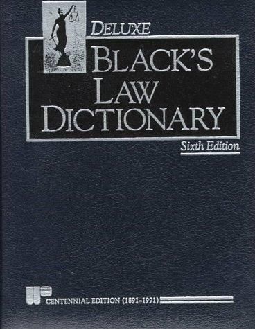 Black’s Law Dictionary, 6th Edition