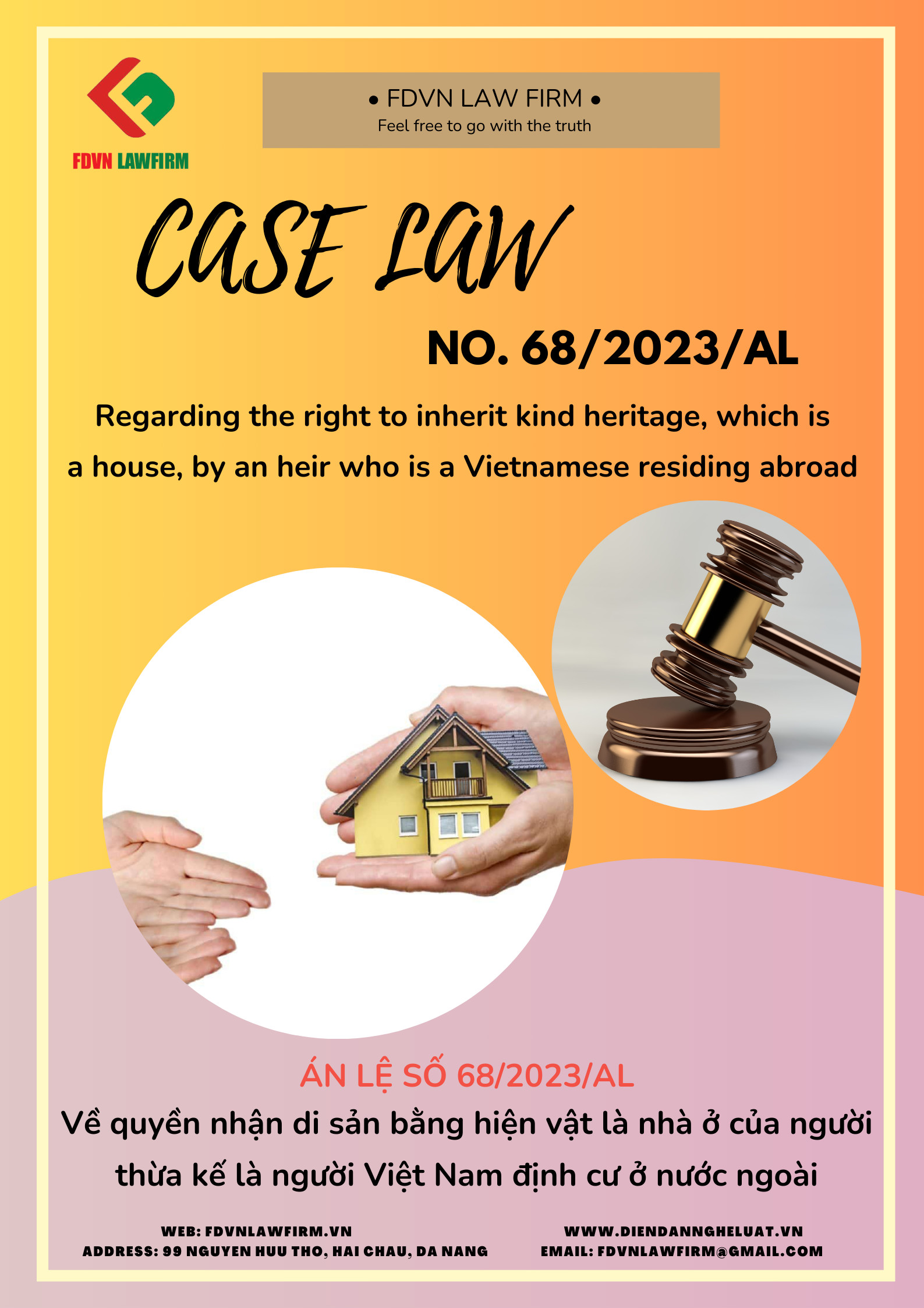 Case law No.68/2023/AL regarding the right to inherit kind heritage ...
