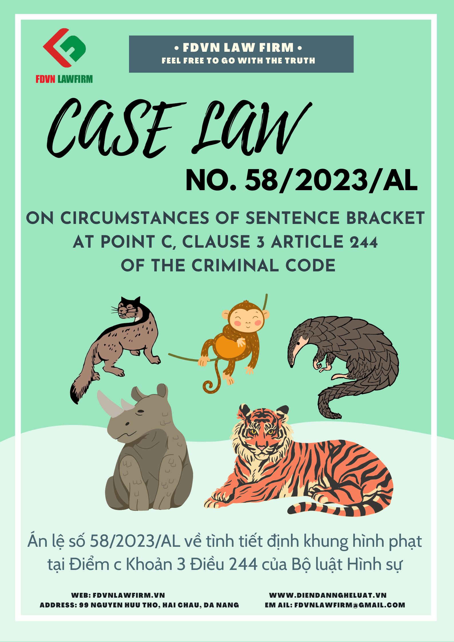 CASE LAW NO.58/2023/AL ON CIRCUMSTANCES OF SENTENCE BRACKET AT POINT C ...