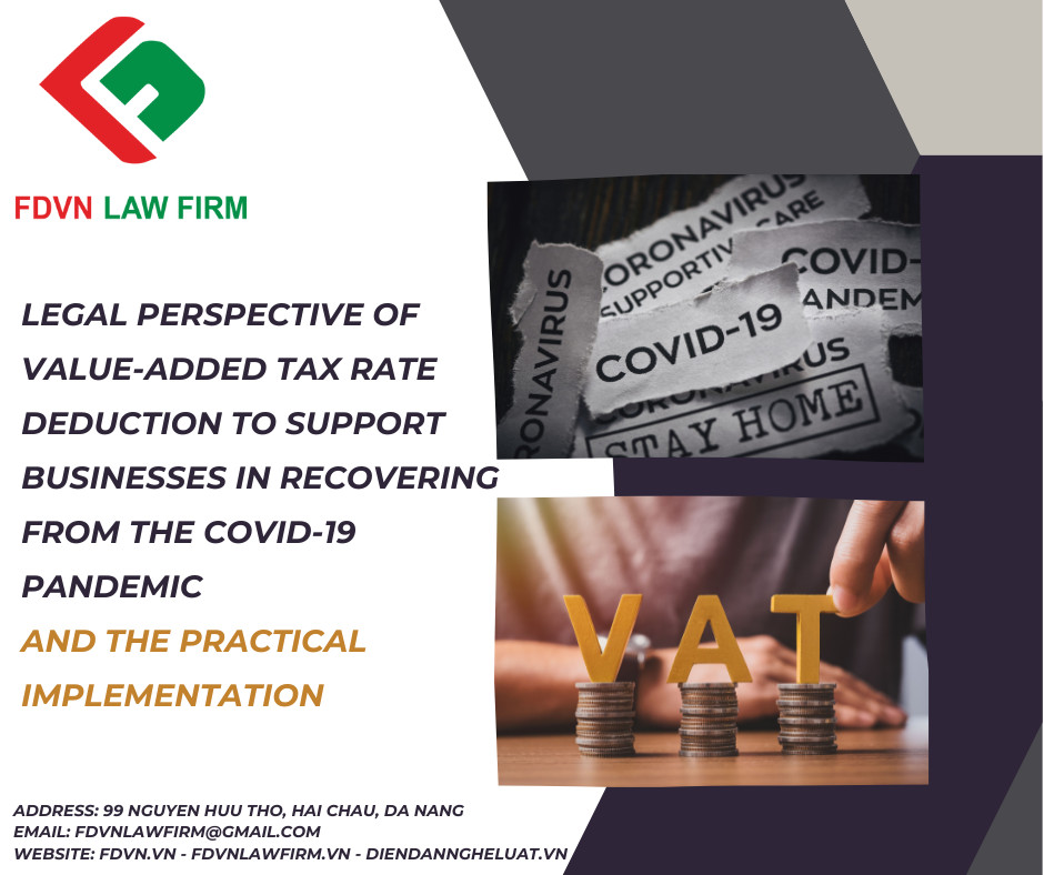 Legal perspective of value-added tax rate deduction to support ...